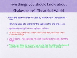 Introduction to shakespeare | PPTX