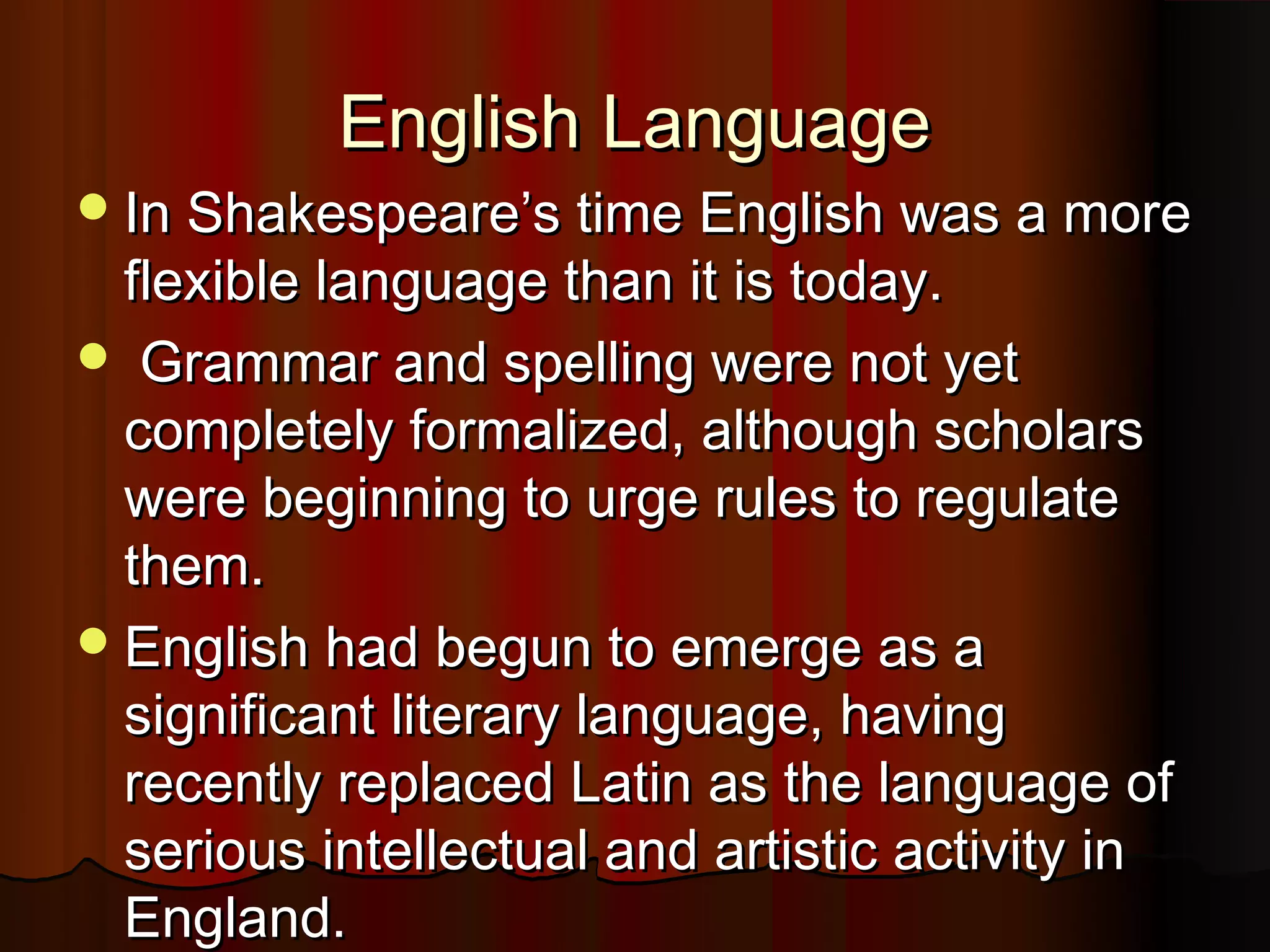 Introduction to Shakespeare | PPT | Theater | Fine Art