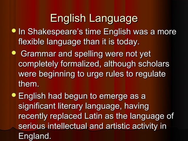 Introduction to Shakespeare | PPT | Theater | Fine Art