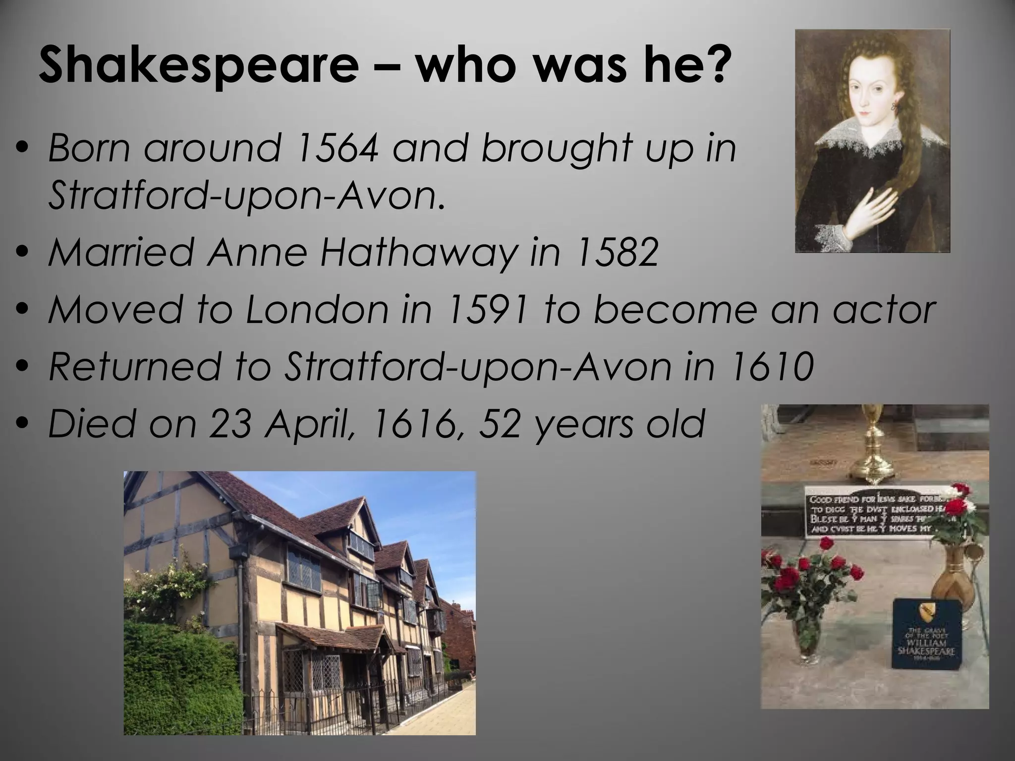 Introduction to Shakespeare | PPT