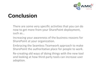 learn sharepoint at AMC Square learning | PPT