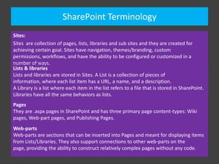 Introduction to sharepoint 2010 | PPT