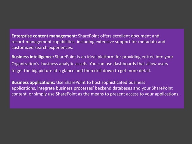 Introduction to sharepoint 2010 | PPT