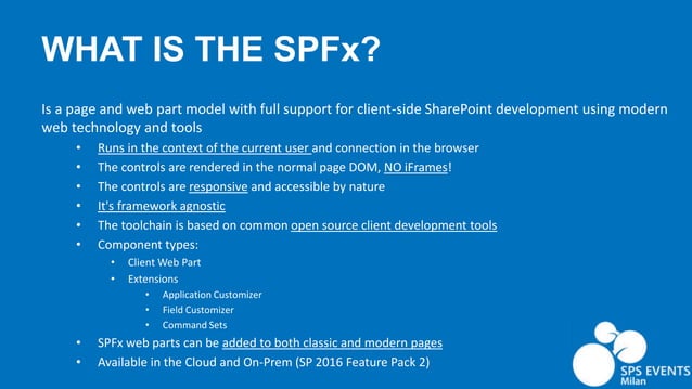 Introduction to SharePoint Framework (SPFx) | PPT Introduction to SharePoint Framework (SPFx) | PPT