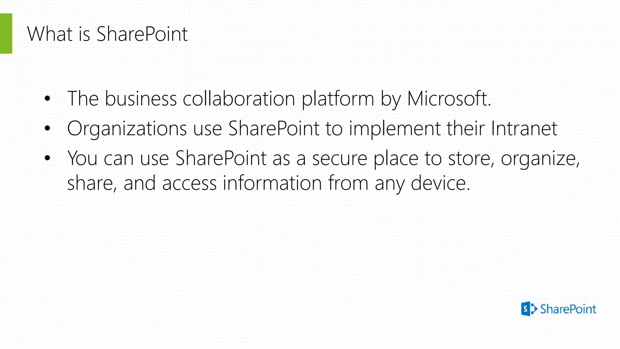Training – Introduction to SharePoint Online for Collaboration and ...