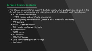 Introduction to shodan | PPTX