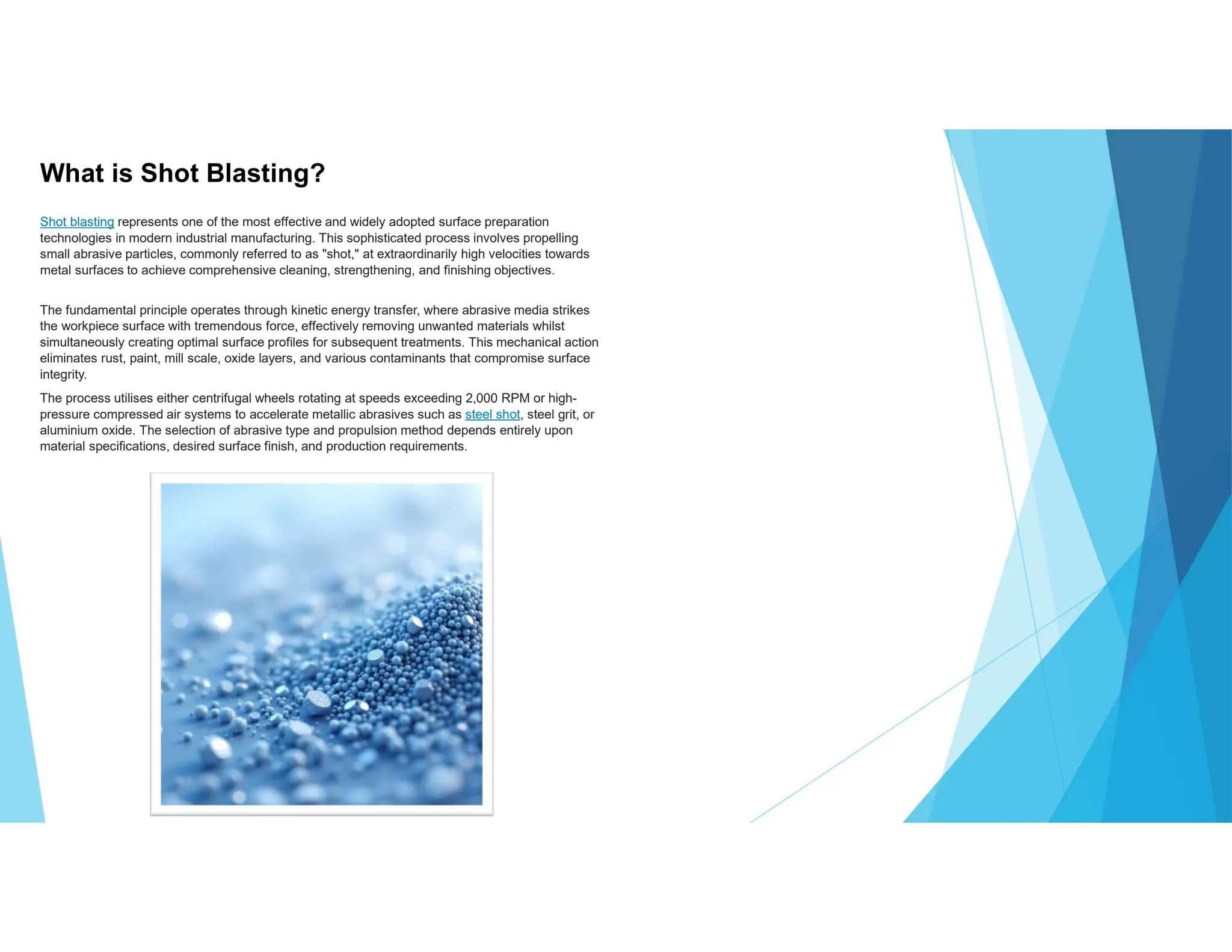 Introduction to Shot Blasting Machines: Basics & Applications | PDF