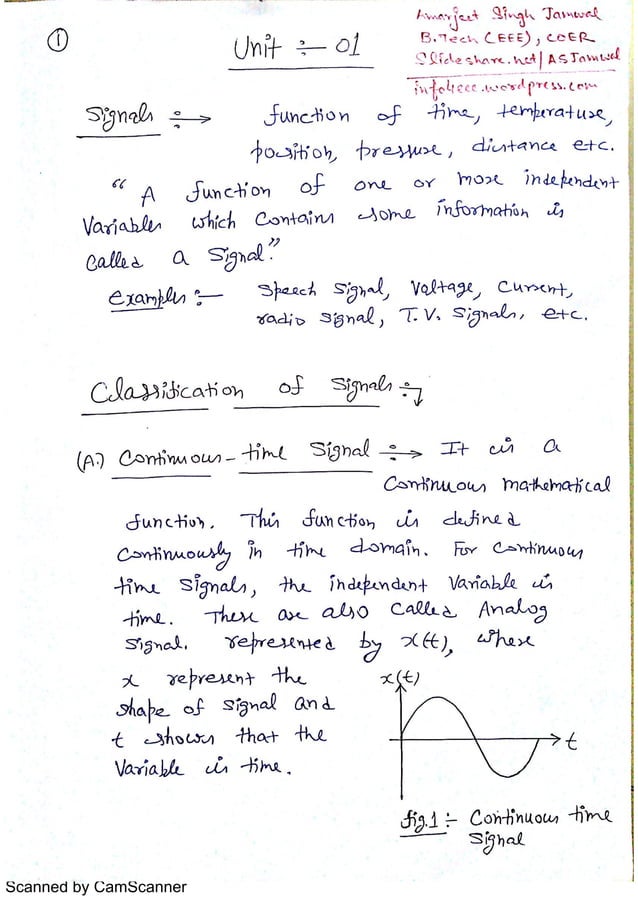 Introduction to Signal and Systems | PDF