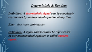 Introduction to signal &system | PPTX