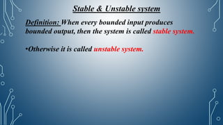 Introduction to signal &system | PPTX