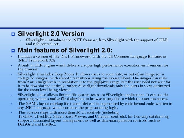 Introduction to silverlight | PPT