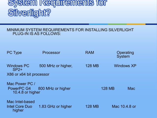 Introduction to silverlight control 4 | PPT | Free Download
