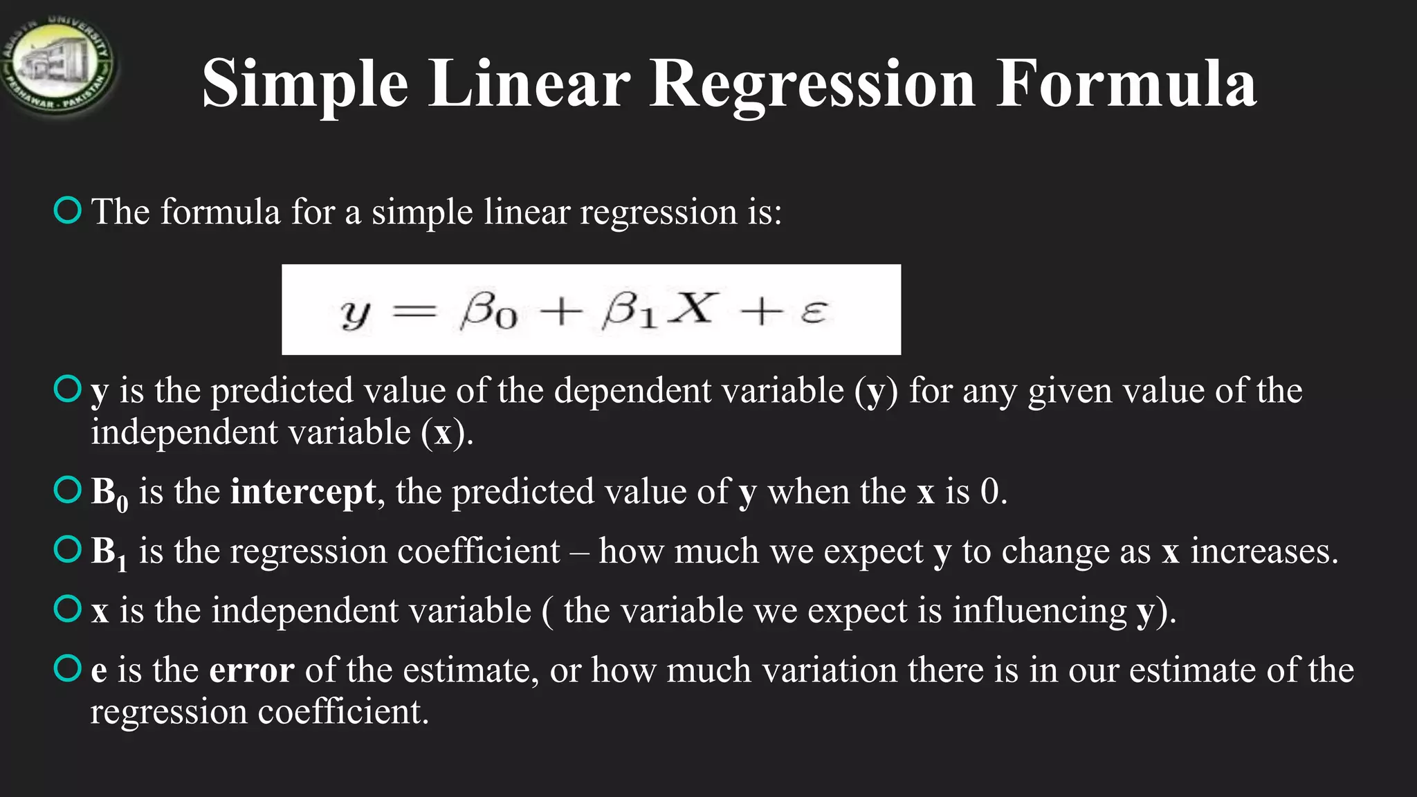 Introduction to simple linear regression and correlation in spss | PPTX ...
