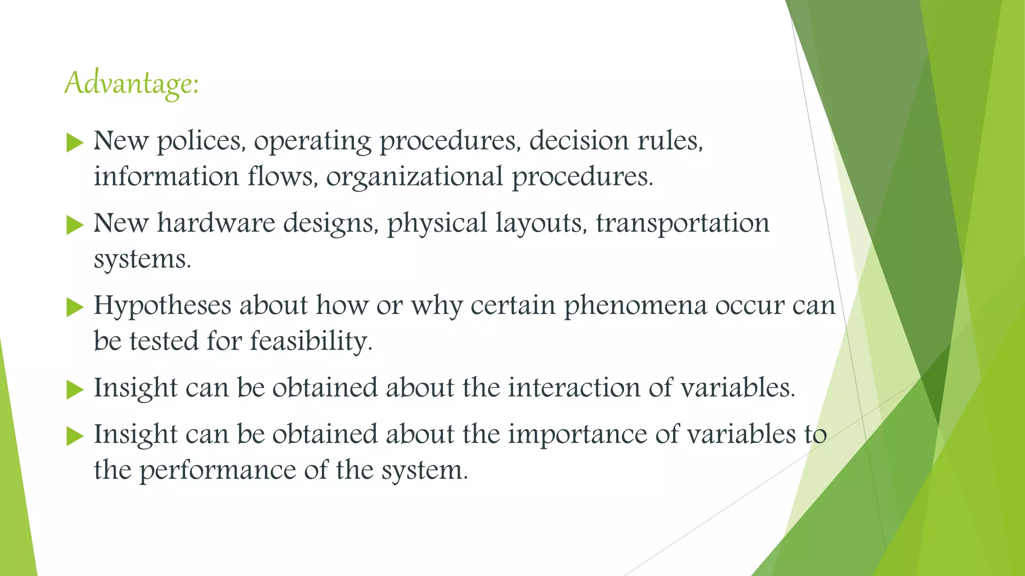 Introduction To Simulation And Modeling Pptx