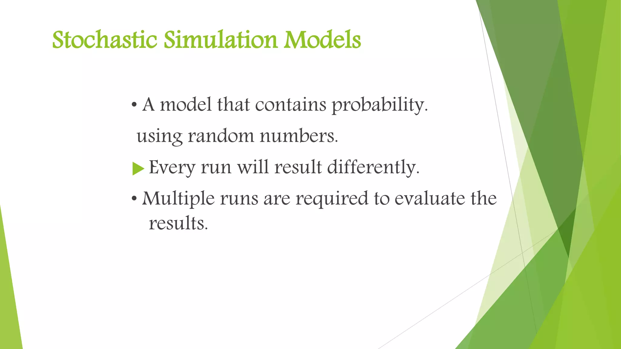 Introduction to simulation and modeling | PPTX
