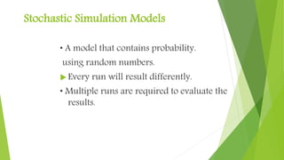 Introduction to simulation and modeling | PPTX