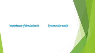Introduction to simulation and modeling | PPTX