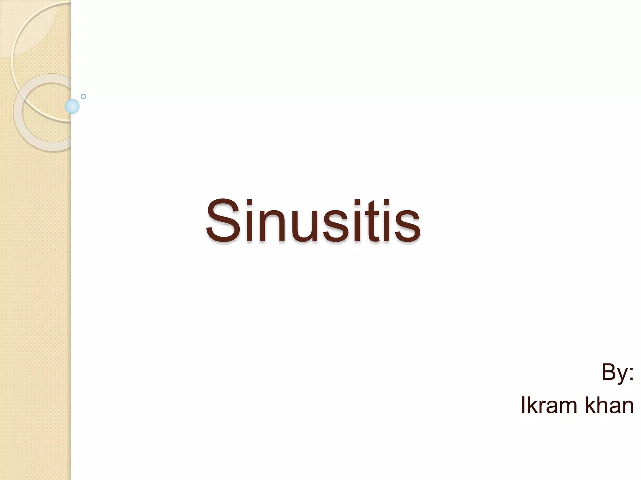 Introduction to sinus | PPT