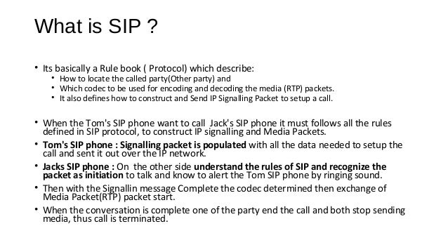 Introduction to SIP