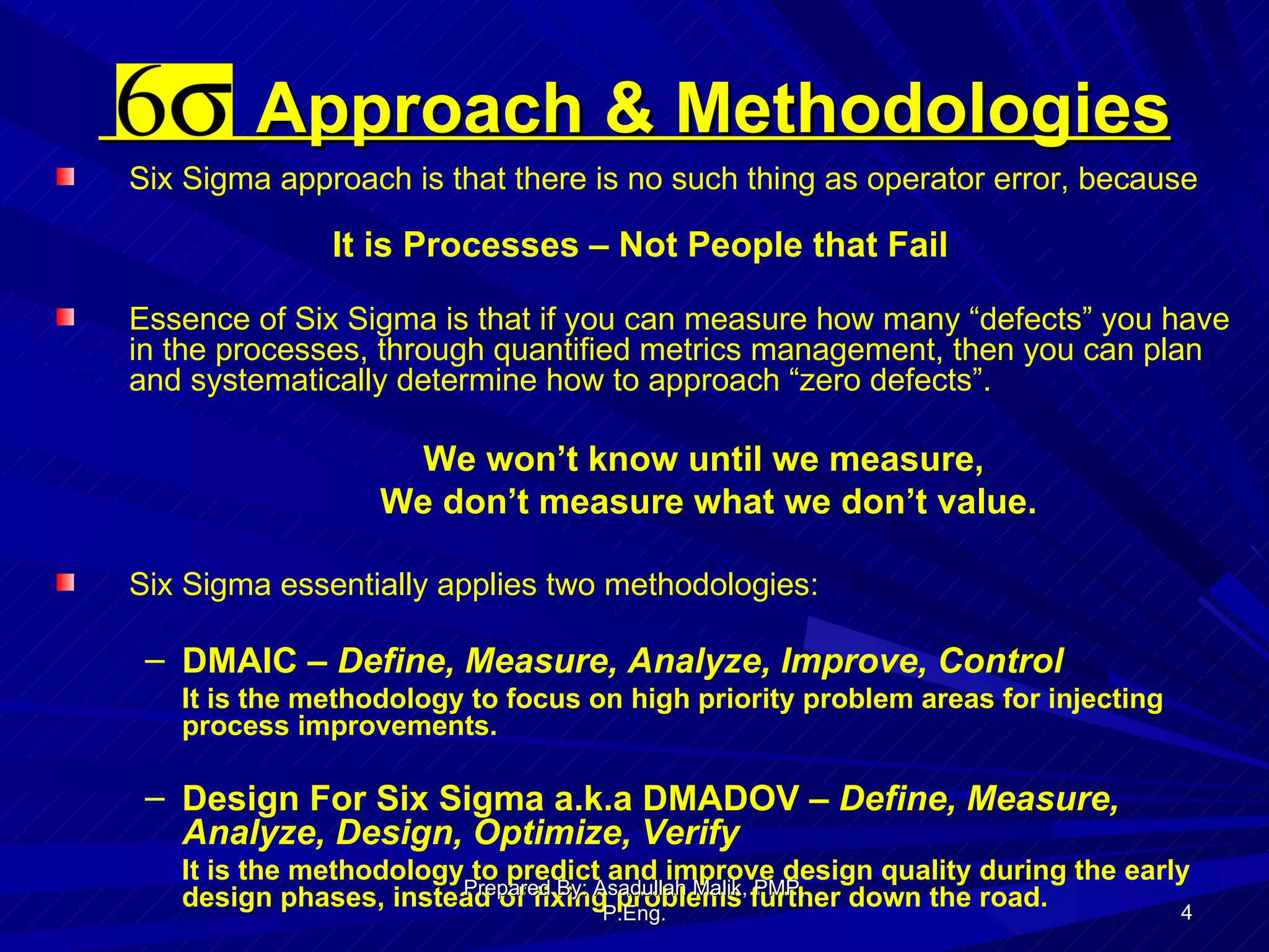 Introduction to six sigma (www.gotoaims.com) | PPT | Mechanical and ...