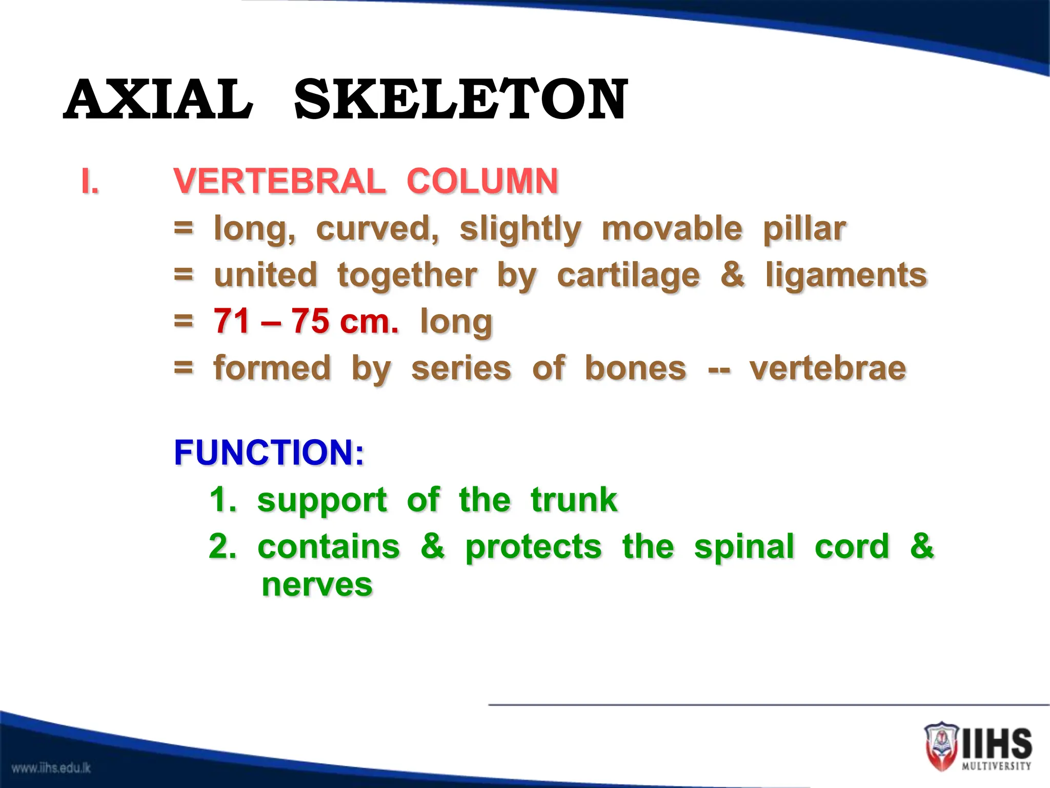 Introduction to Skeletal System anatomy | PPT