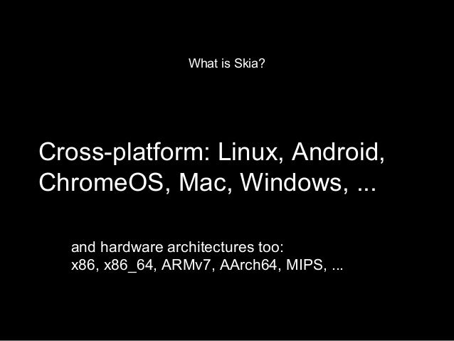 Introduction To Skia A Modern 2d Graphics Library Elce 2014 