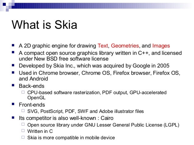 Introduction to Skia by Ryan Chou @20141008