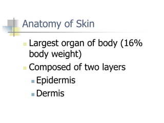 Introduction to skin and various skin conditions. | PPT