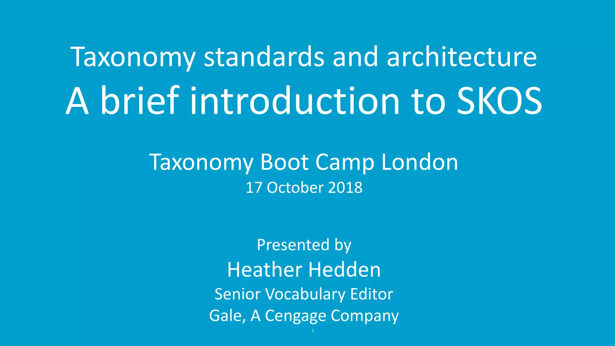 A Brief Introduction to SKOS | PDF