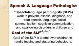 Introduction to slp | PPTX
