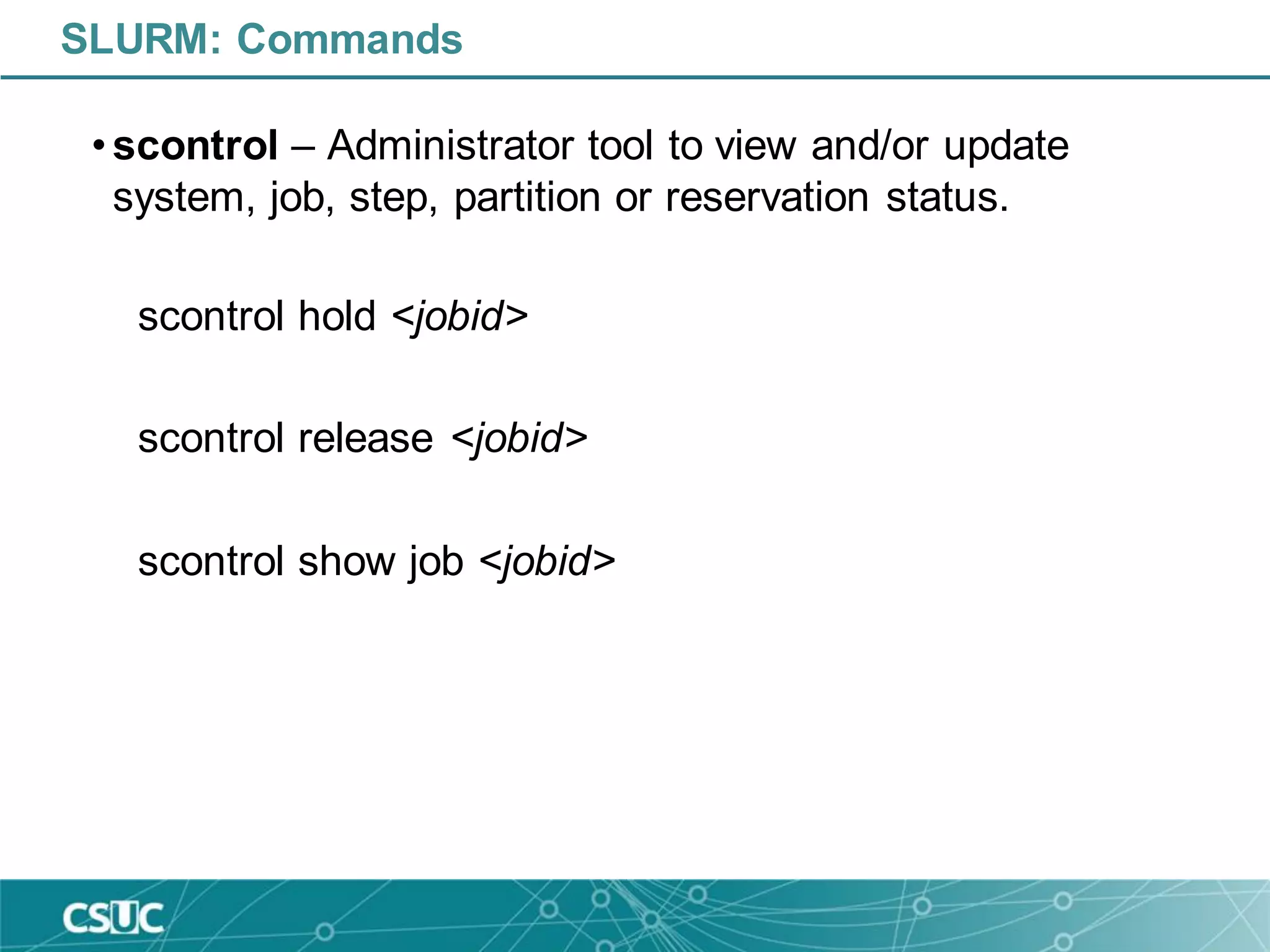 Introduction to SLURM | PDF