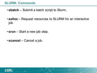 Introduction to SLURM | PDF