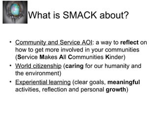 Introduction To S M A C K | PPT