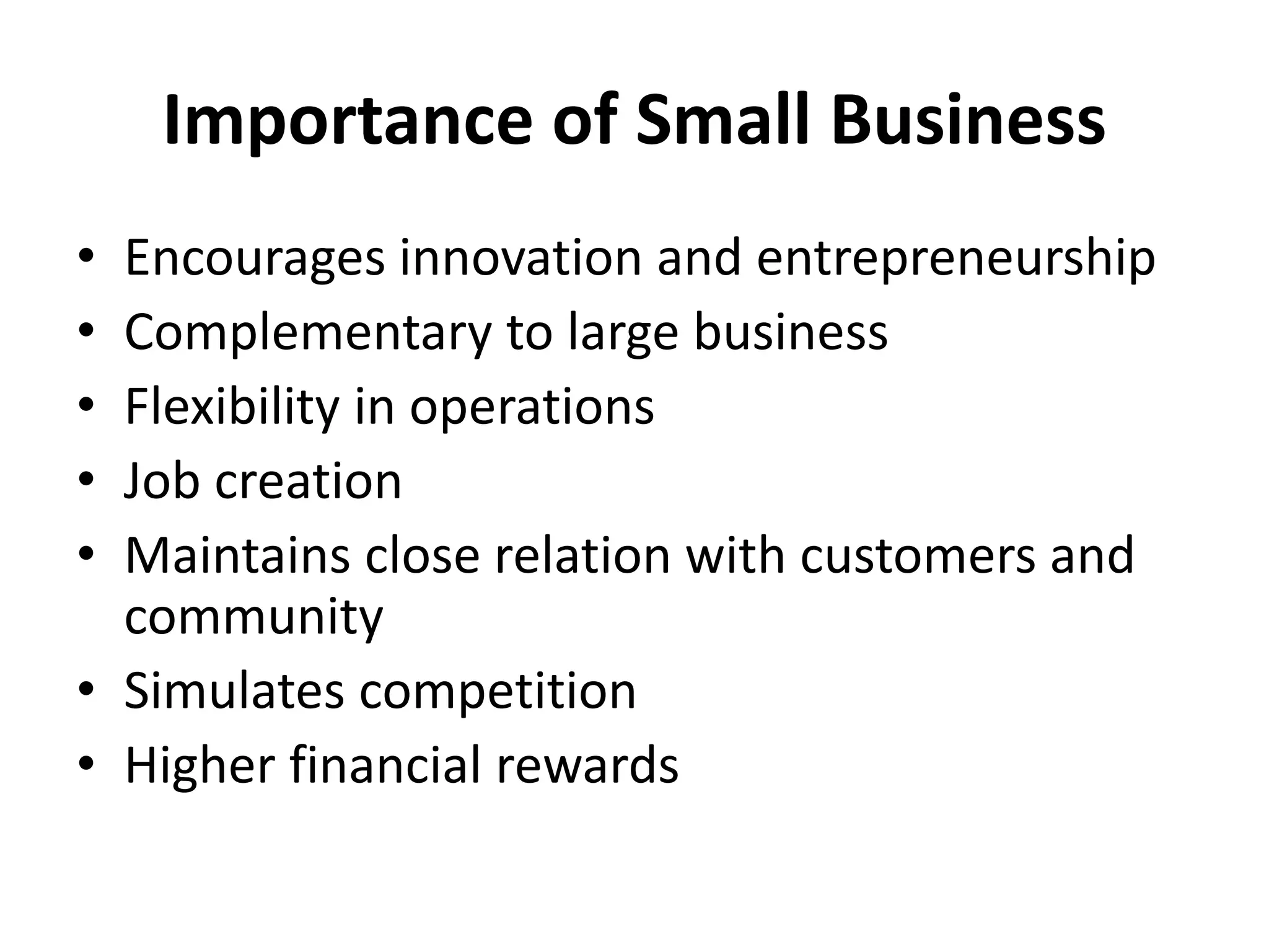 Introduction to small business | PPTX