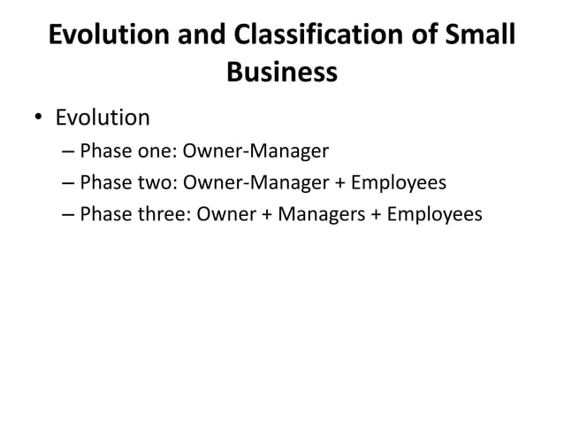 Introduction to small business | PPTX | Small and Medium-sized Business ...