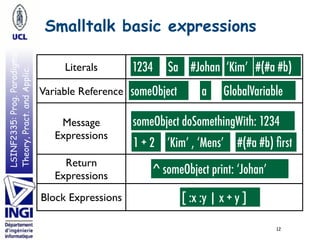 Introduction to Smalltalk | PDF