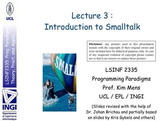 Introduction to Smalltalk | PPT
