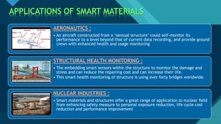 Introduction to smart materials | PPTX