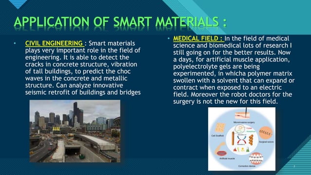 Introduction to smart materials | PPTX | Geology | Science