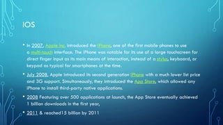 Introduction to smartphones | PPTX