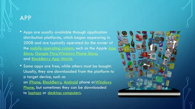 Introduction to smartphones | PPTX | Operating Systems | Computer ...