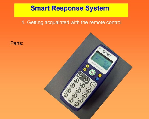 Introduction to smart response clickers system ed montoya | PPTX ...