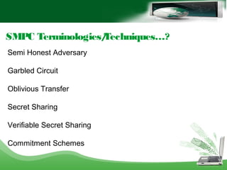 Introduction to SMPC | PPT