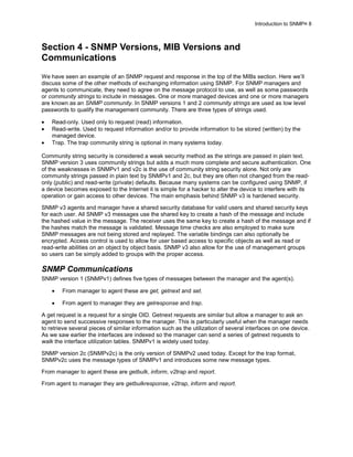 Introduction tosnmp | PDF