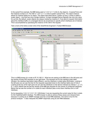 Introduction tosnmp | PDF