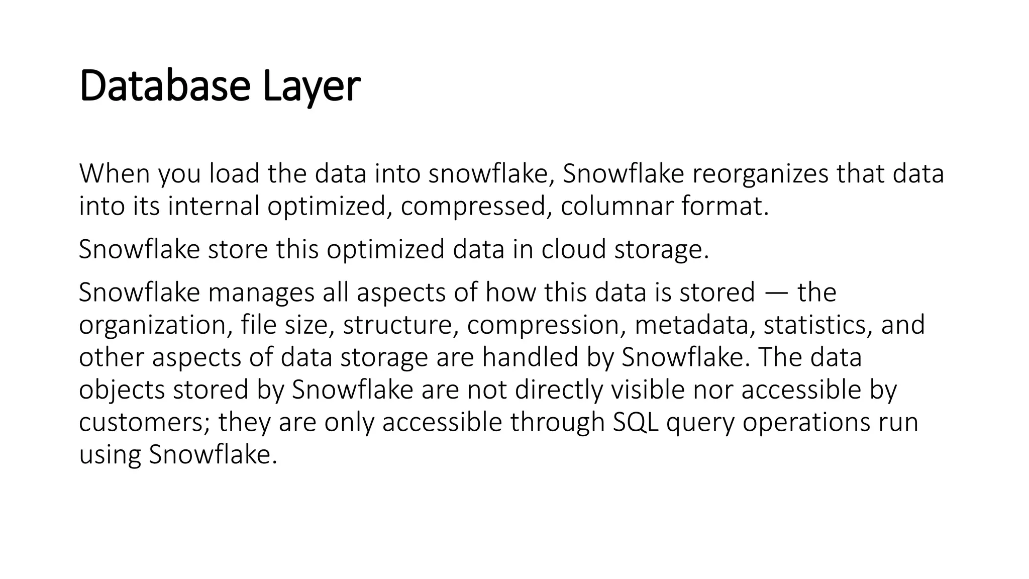 Introduction to snowflake | PPTX