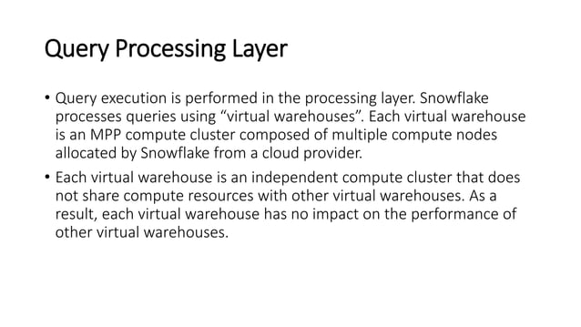 Introduction to snowflake | PPTX