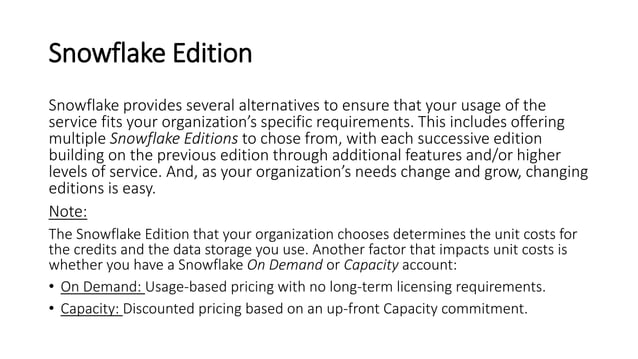 Introduction to snowflake | PPTX