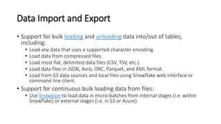 Introduction to snowflake | PPTX