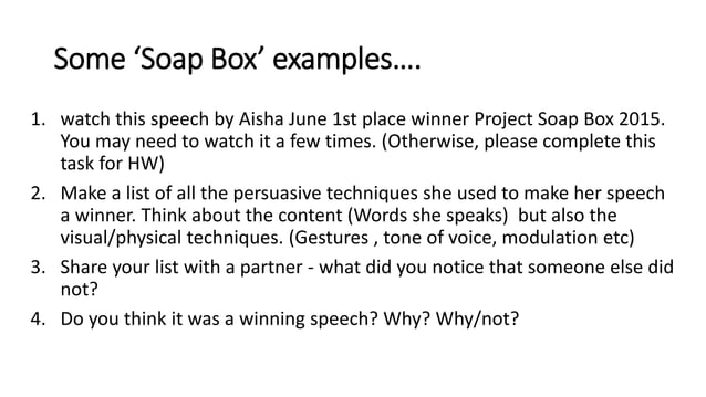 introduction to soap box style persuasive speech.pptx